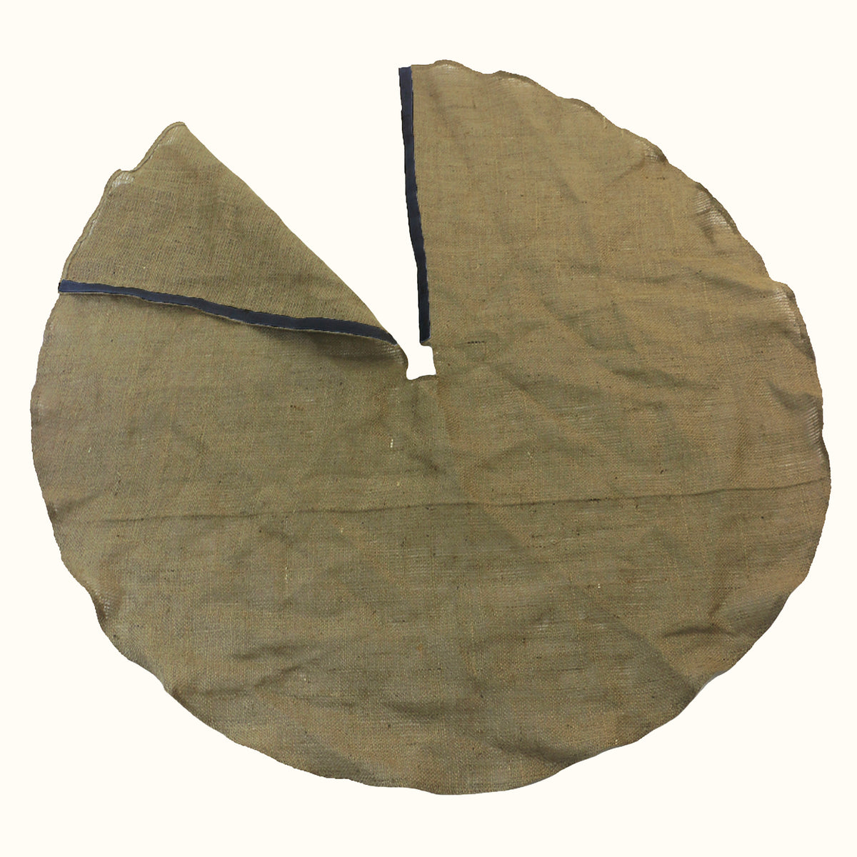 Natural Hessian Christmas Tree Skirt | Made in the UK – Storm Flowers ...