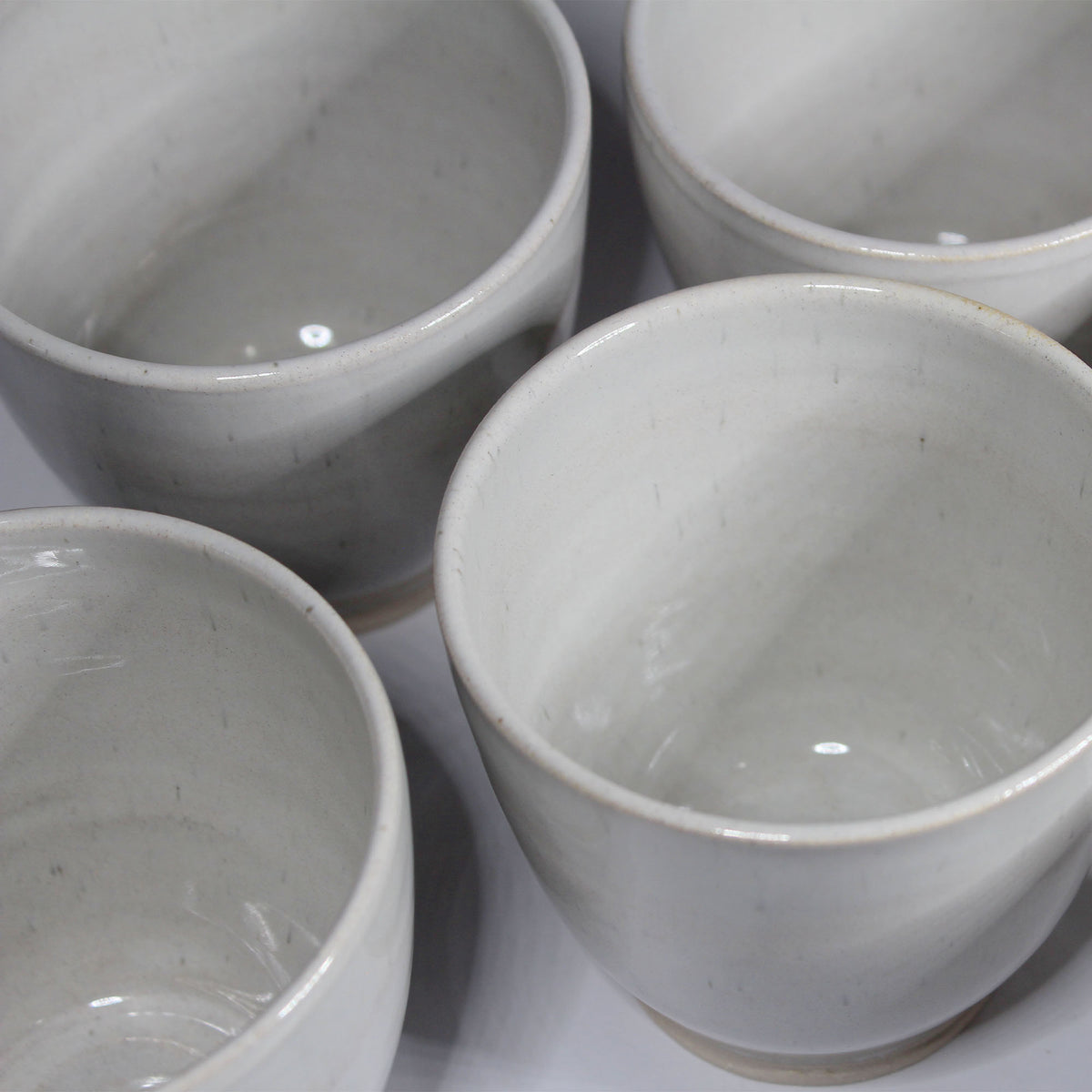 Mini Seashell White Handmade Ceramic Plant Pot | Storm Flowers Garden ...