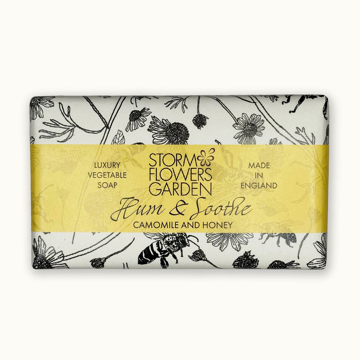 Hum and Soothe | Camomile and Honey Soap Bar 190g – Storm Flowers Garden